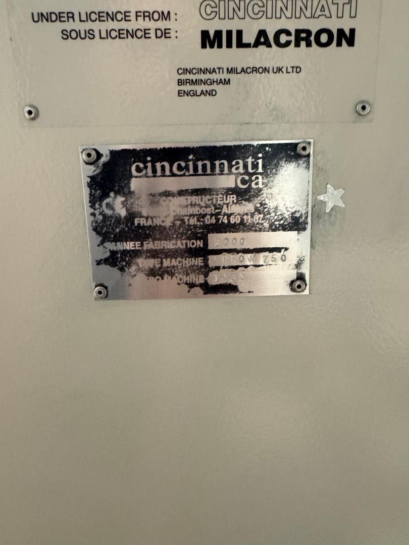 فرز CNC سینسیناتی آمریکا مدل CINCINNATI ARROW 750